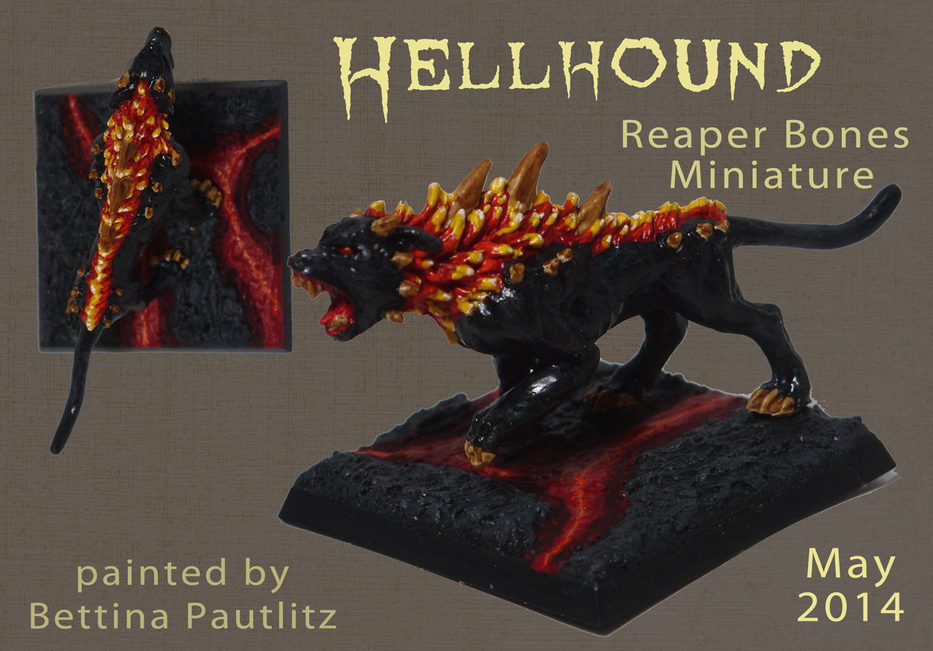 Monday Miniatures: Hellhound | Caffeineforge