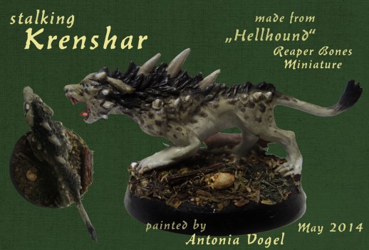 Monday Miniatures: Hellhound | Caffeineforge