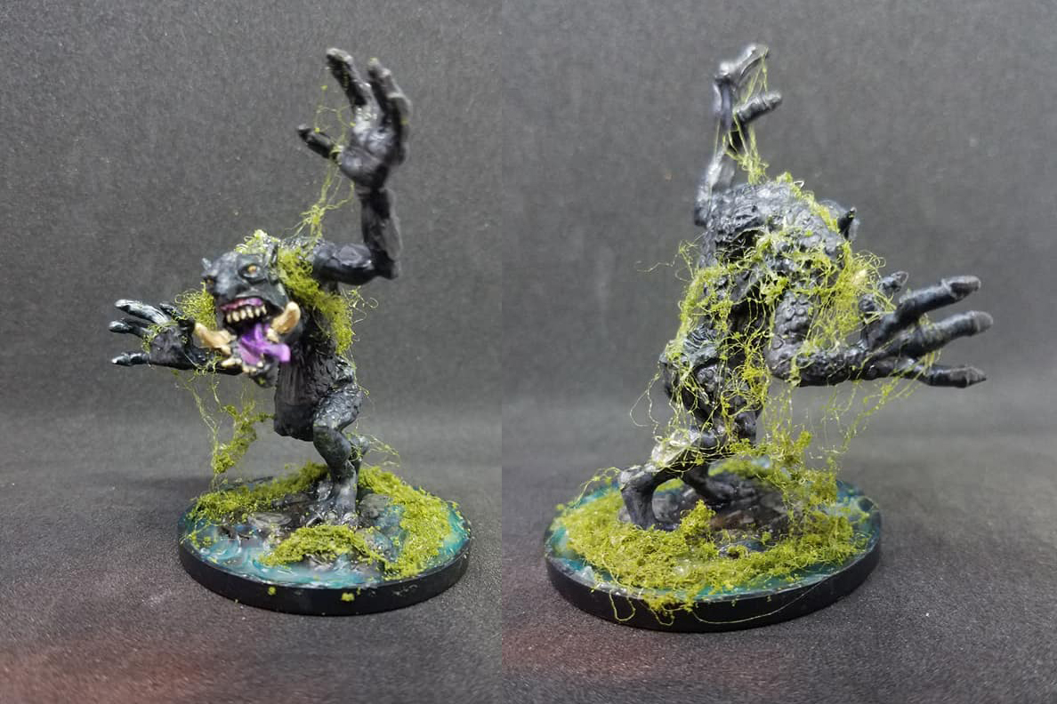 Miniature Monday – Pathfinder Troll | Caffeineforge