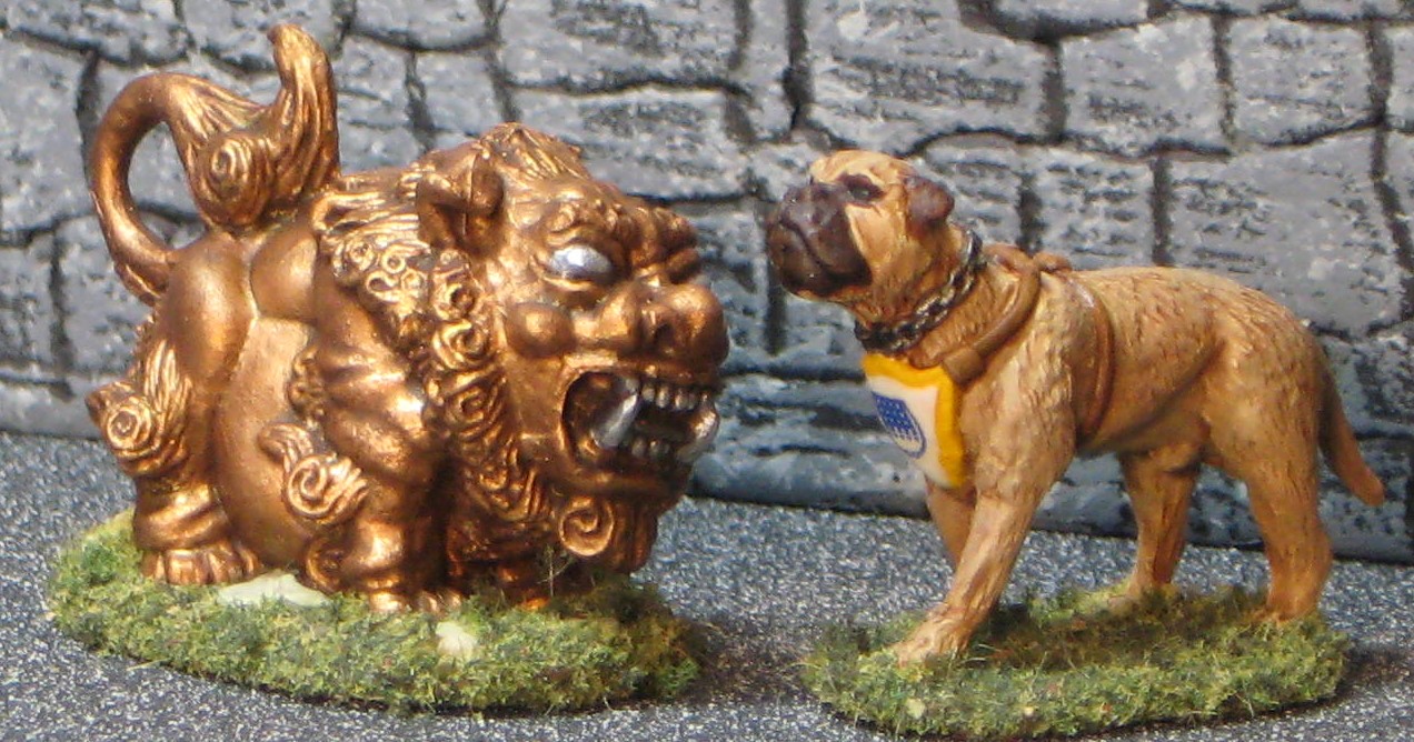 Miniature Monday – War Dog & Foo Dog | Caffeineforge