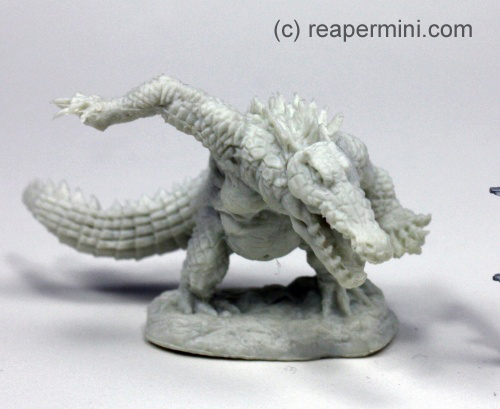Miniature Monday – Werecrocodile | Caffeineforge